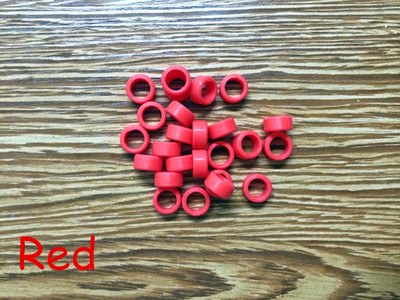 25pcs/Bag Large Type Dental Silicone Instrument Color Code Rings Red | eBay