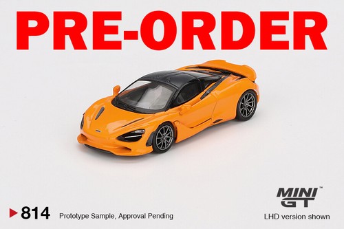 (Pre-order) Mini GT #814 McLaren 750S McLaren Orange RHD Diecast model ...