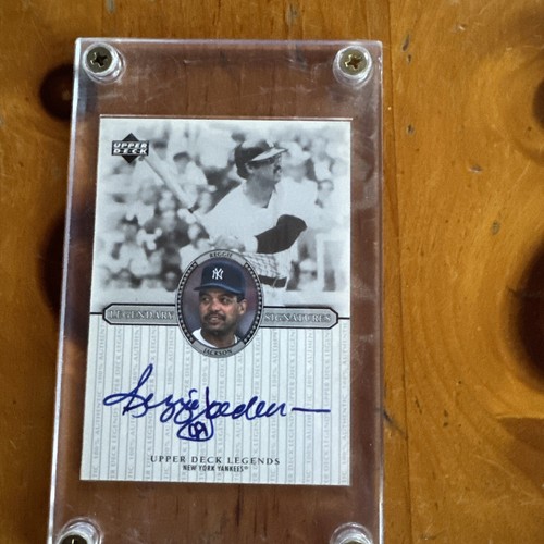 2000 Upper Deck Legends - Legendary Signatures #S-RJ Reggie Jackson (AU ...