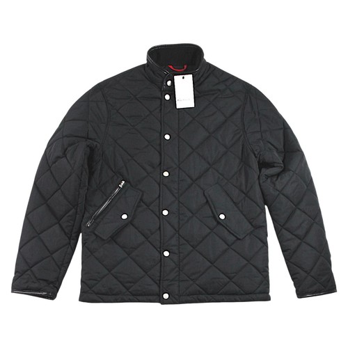 Robert Graham Jacket Mens XL Black Quilted Puffer Full Zip Insulated ...