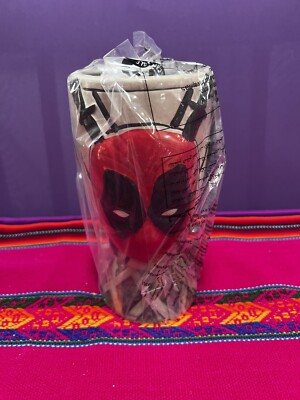 🟥🟨 Double Sided AMC 2024 Deadpool And Wolverine Ceramic Chalice Mug ...