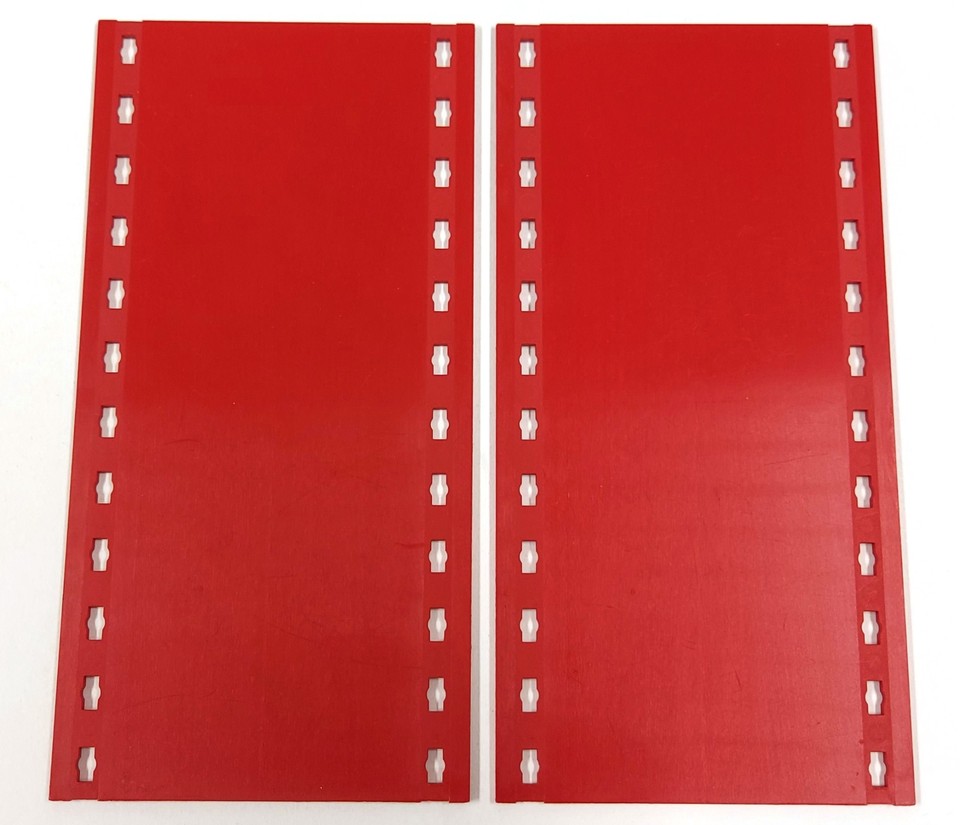 Vintage Fischertechnik 30354 Red Base Plate 180x90 – 2pcs – Vintage ...