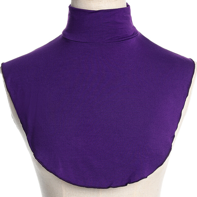 Women Men Detachable False Mock Collar Dickey Fake Faux Neck Bib ...