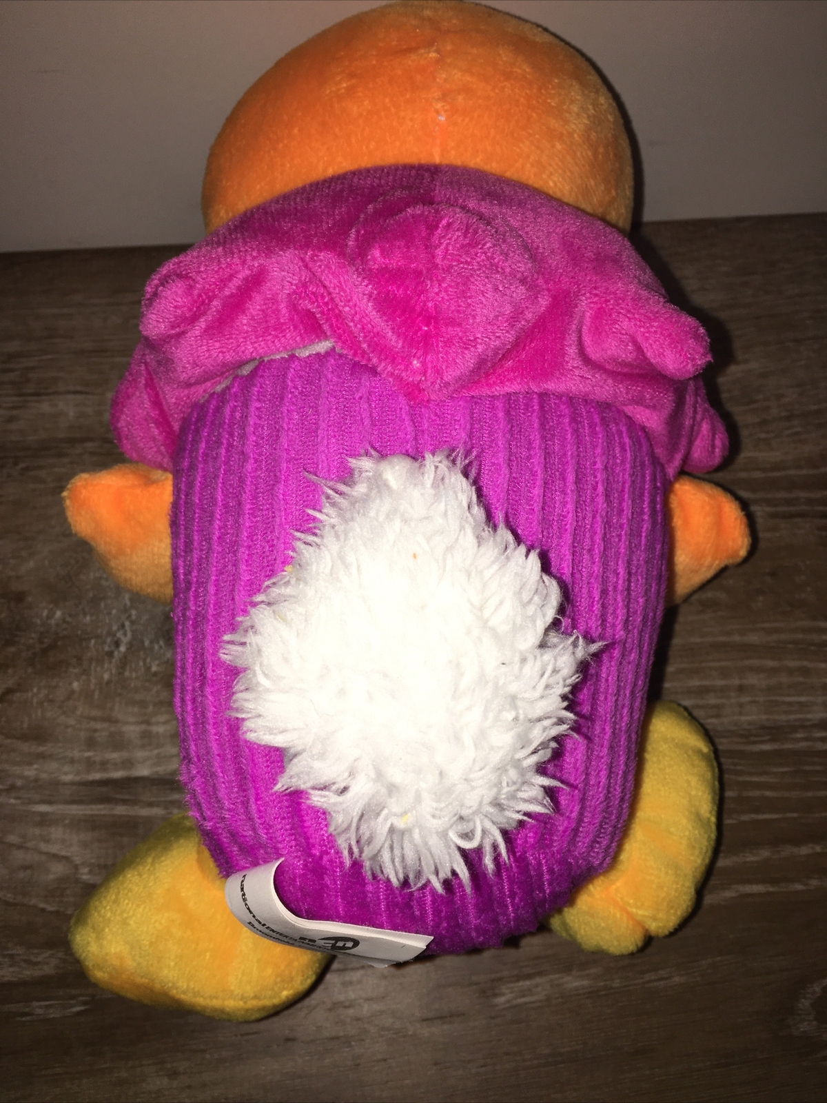 National Entertainment Network Plush 12” Duck With Floaties Pink Orange ...