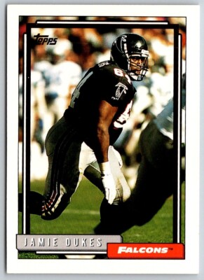 1992 TOPPS JAMIE DUKES RC ATLANTA FALCONS #379 | eBay