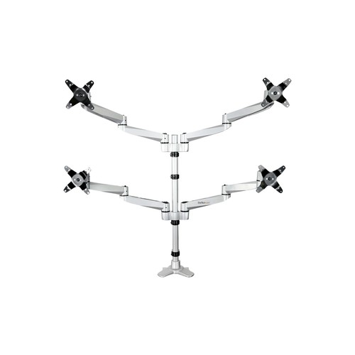 StarTech.com Desk Mount Quad Monitor Arm – Premium Articulating VESA 4 ...