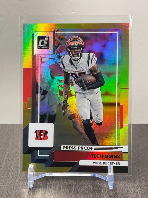 2022 Panini Donruss - Press Proof Premium #197 Tee Higgins for sale ...