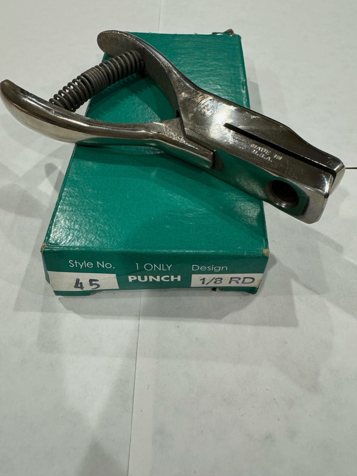Corner Rounding Punch #45, 1/8″ Radius | eBay