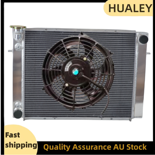 3ROW Aluminum Radiator+FAN For Holden Commodore 5.0L VL VN VG VP VQ VR ...