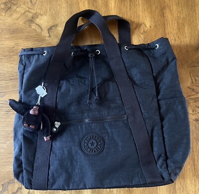 New Kipling Black Art Medium Tote Backpack KI3526 - Sold Out In Store ...