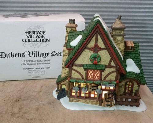 Dept 56 Dickens Village LEACOCK POULTERER 58303 The Christmas Carol ...