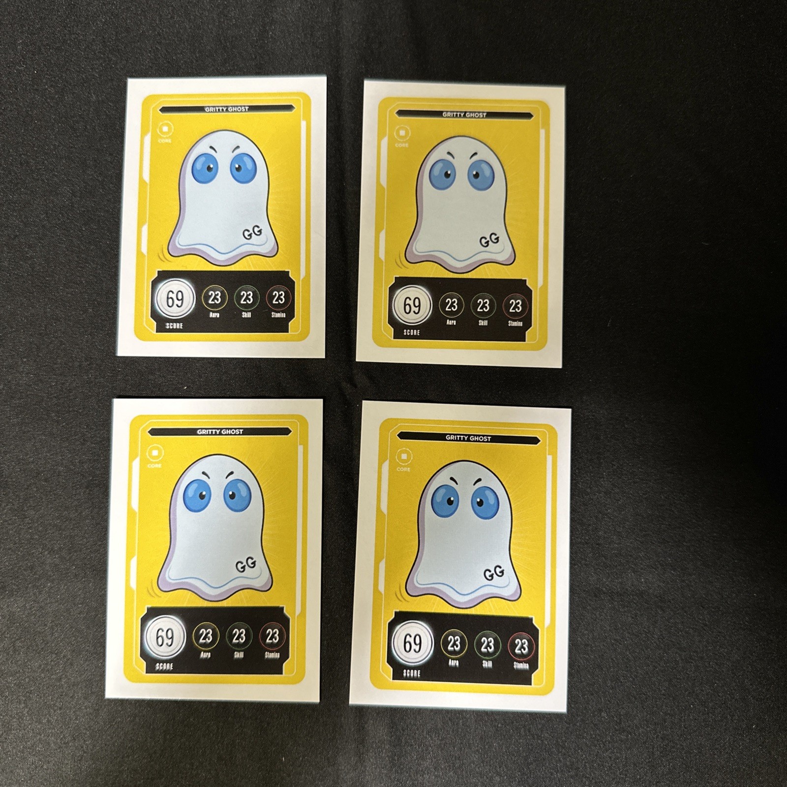 (4) Gritty Ghost Veefriends Compete And Collect Series 2 Trading Card ...