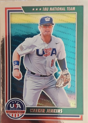 2022 Panini USA Baseball Stars & Stripes - Jace Jung, Walker Jenkins ...