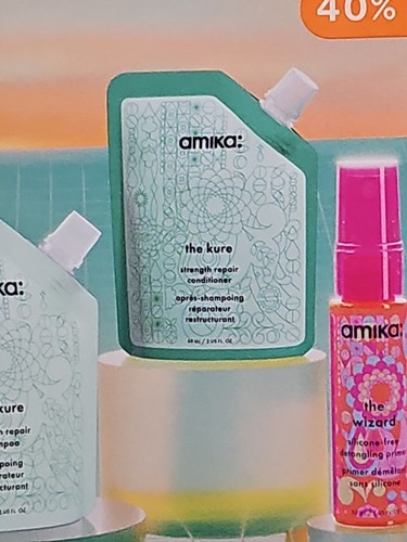 Amika Rescue Team Bond Repair Shampoo & Conditioner 4-Piece Trial Set ...