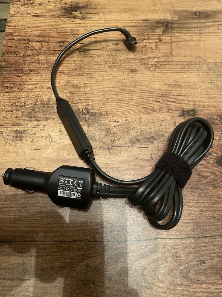 Genuine Garmin GTM-35 Lifetime FM Traffic Receiver Car Charger Power ...