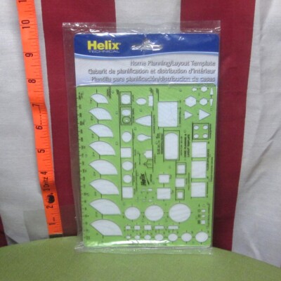 HELIX Home Planning Layout Kit technical drafting template 37164 ...