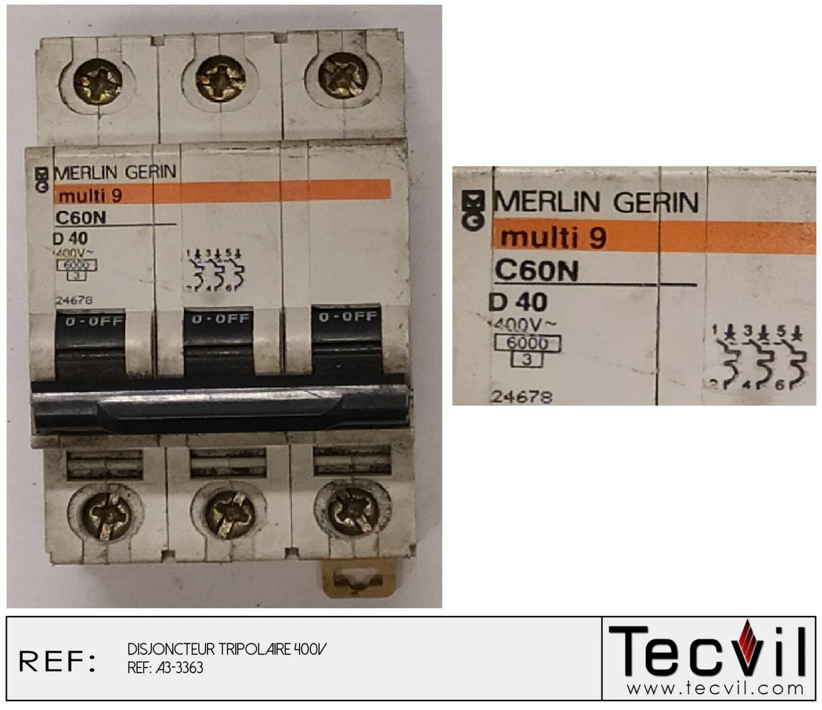 MERLIN GERIN MULTI C60N 16 AMP C CURVE DOUBLE CIRCUIT, 49% OFF