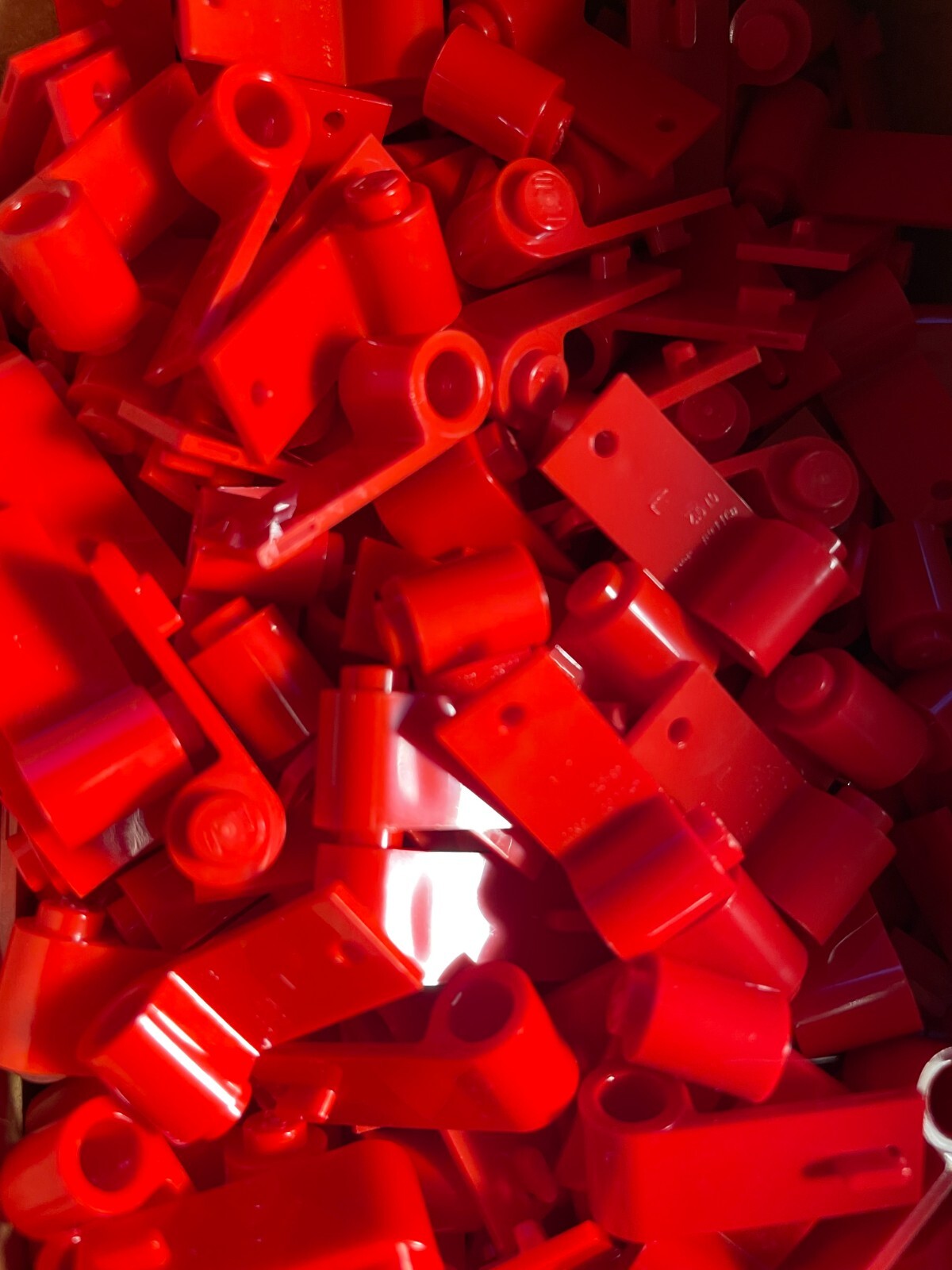 LEGO-NEW-red-# 3822 & 3821-DOOR 1 X 3 X 1 LEFT & RIGHT-30 EACH-60 ...