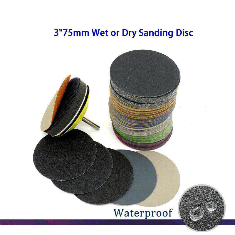 10/20PCS 3Inch Sandpaper Disc Sanding Paper Round Sandpaper Disk For ...