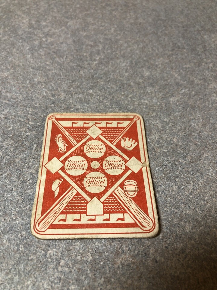 1951 topps baseball card Red Back No 52 TOMMY HOLMES Vintage RARE HTF ...