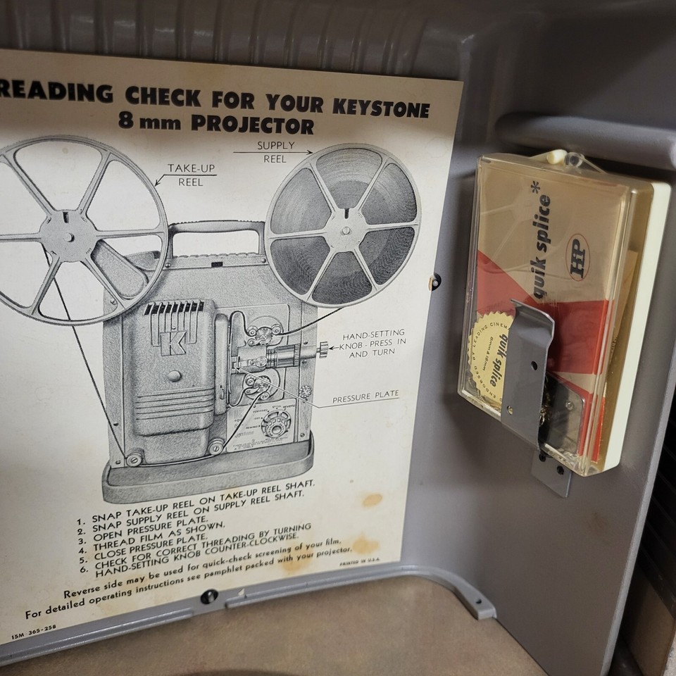 Keystone Projector Model K 100G Needs Bulb - Motor Runs - USA | eBay