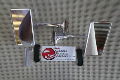 Hot Rat Street Rod Custom Long Curved Arm Vintage Outside Rectangle ...