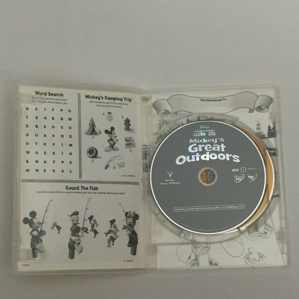 Mickey Mouse Clubhouse: Mickeys Great Outdoors (DVD, 2011, 2-Disc Set ...