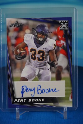 2024 Leaf Football - Peny Boone Autograph #BA-PB1 BLUE | eBay