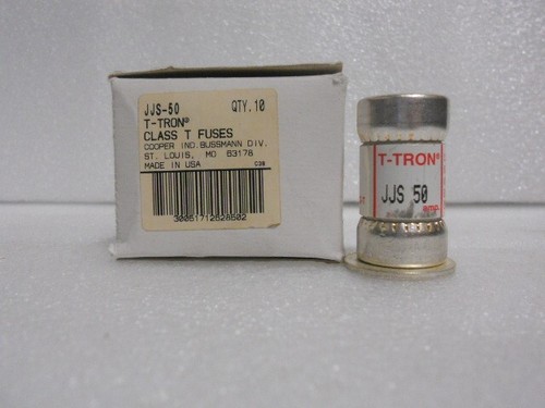 New Bussmann JJS 50 Amp Fuses Class T 600 Volts | eBay