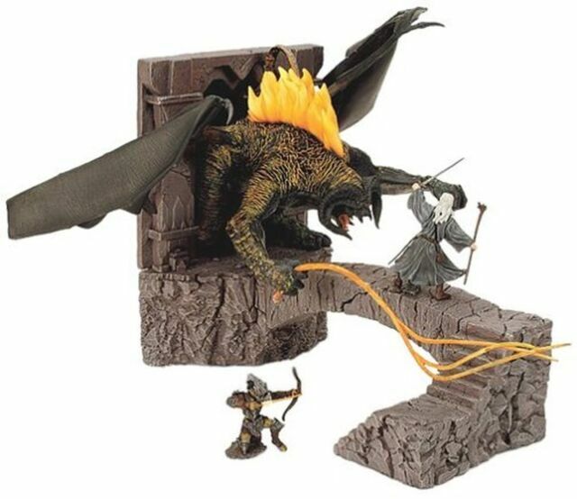 Lord of The Rings Bridge at Khazad-dum Battle Scenes Playset Balrog ...