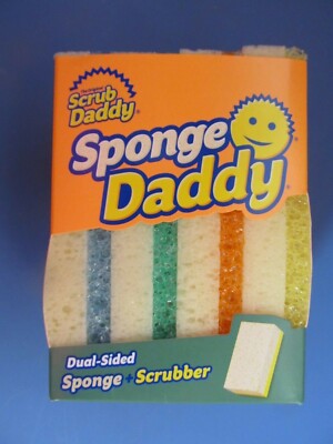 Scrub Daddy Sponge Daddy Polymer Foam Sponges. Pack of 4 # SDVPX4 NEW ...