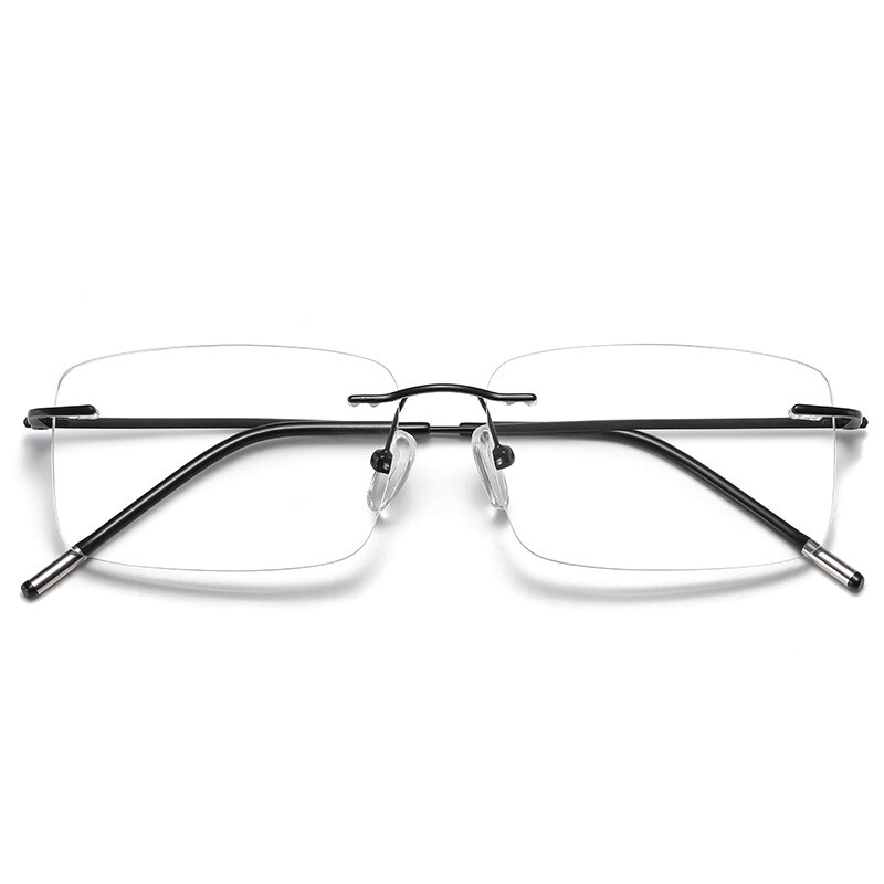 Ultralight Rimless Reading glasses Titanium Alloy for Women Men reader ...