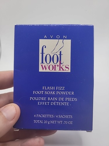avon foot works moisturizing foot soak 4 effervescent tablets | eBay