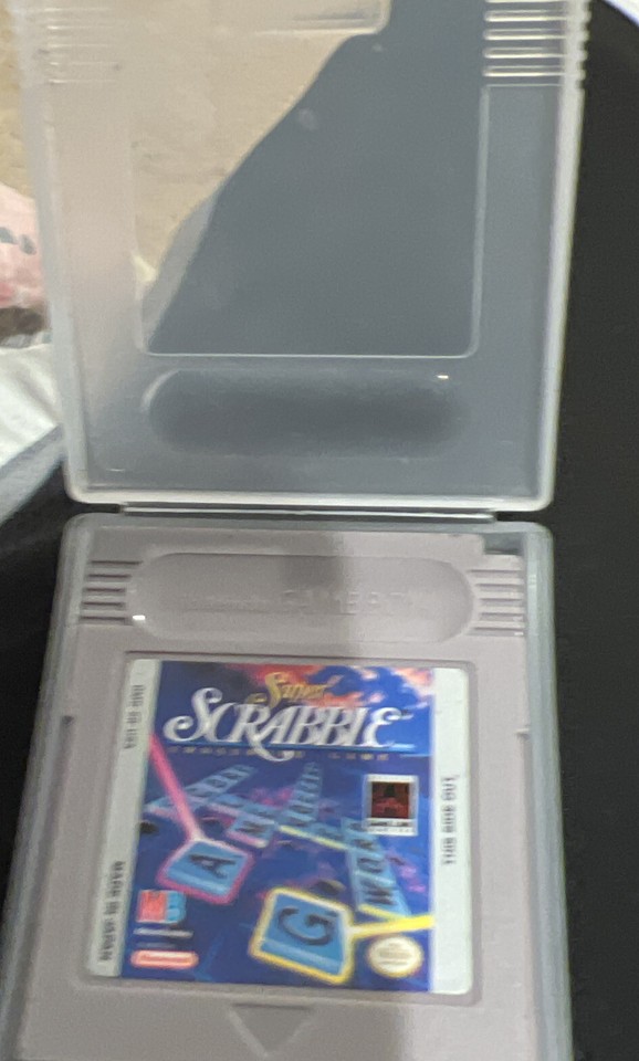 Super Scrabble (Nintendo Game Boy, 1991) Game Authentic Cartridge Only ...