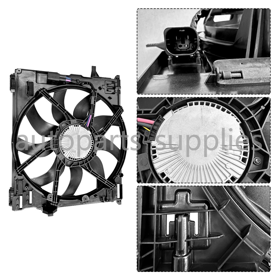 For 15-20 BMW F80 F82 F83 M2 M3 M4 Radiator Cooling Fan Assembly w ...
