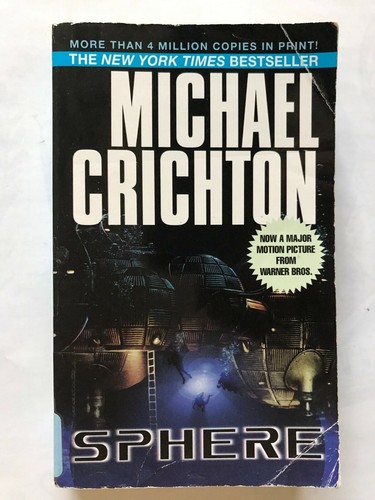 Sphere (1st Edition) by Michael Crichton, Cover Art (Illustrator ...