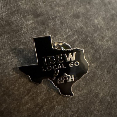 IBEW Lapel pin Local 60 San Antonio, TX | eBay