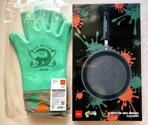 Salmon Run Splatoon Mittens & Frying Pan Nintendo from Japan New item ...