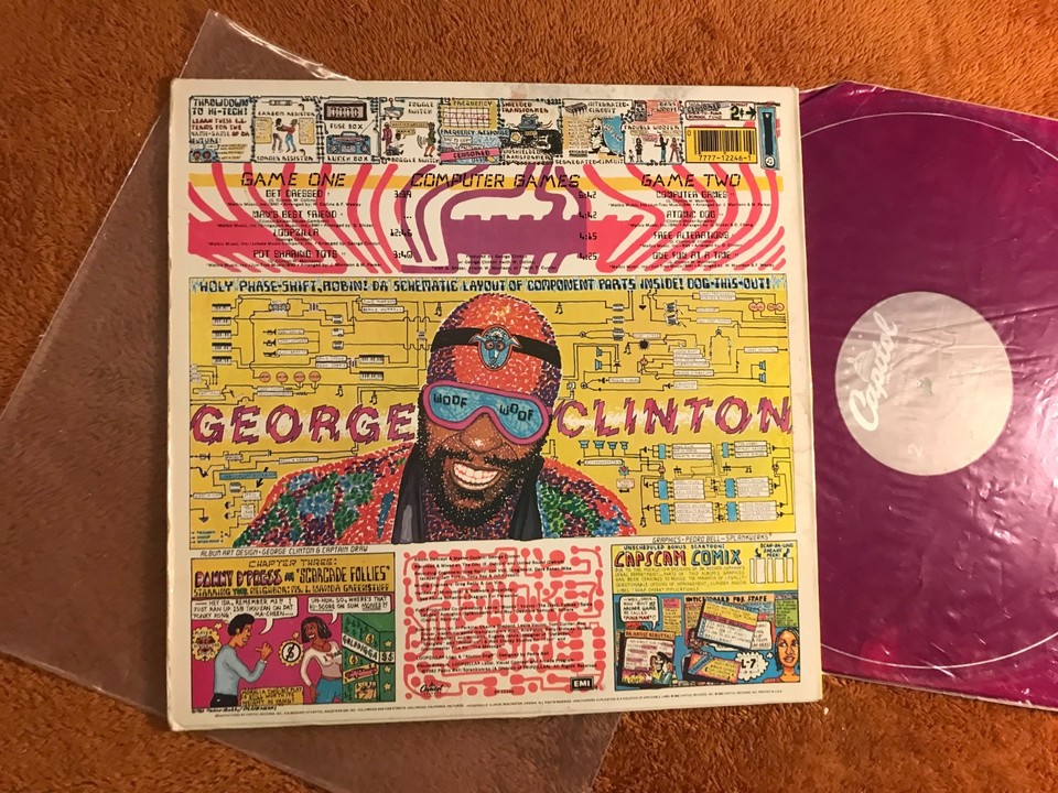 George Clinton Computer Games 1982 1st Capitol Stereo ST-12246 p-funk ...