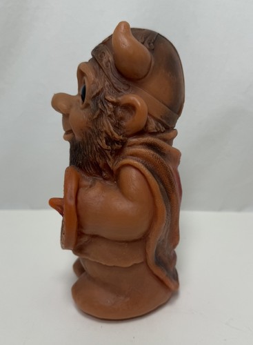 VINTAGE TROLL VIKING COIN BANK 8” DAM Unmarked - MADE IN DENMARK ...