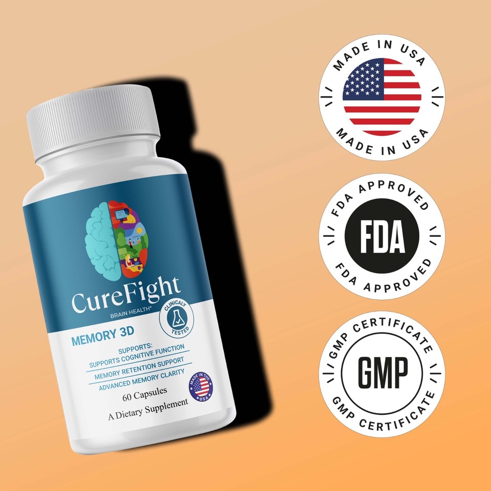 (6 Pack) Cure Fight for Memory - CureFight Brain Health Supplement | eBay