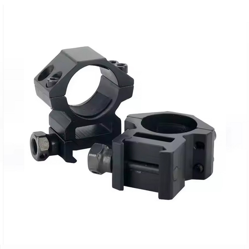 1" High Profile Scope Rings 11mm Dovetail Rail/Low Profile 25.4mm Ring ...