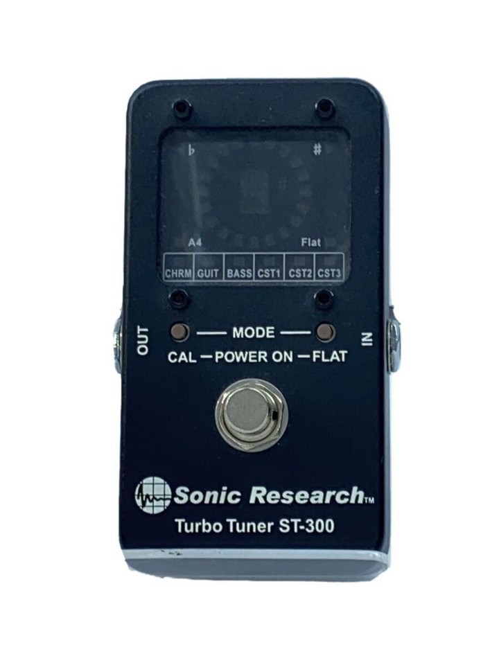Sonic Research ST-300 Strobe Tuner Pedal ±0.02 Cent Accuracy ...