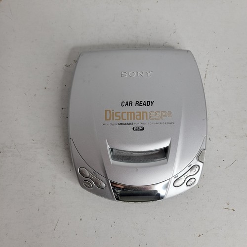 Sony Discman Car Ready ESP2 D-E206CK Mega Bass portable CD Player ...