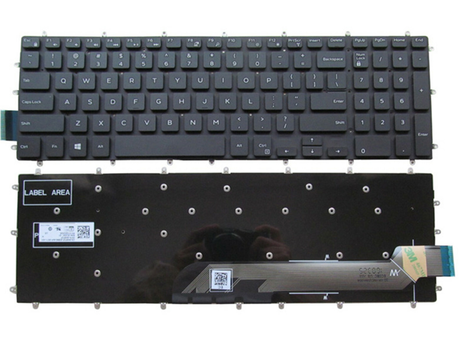New US Keyboard Replacement for Dell Inspiron 3579 3583 3779 Non ...