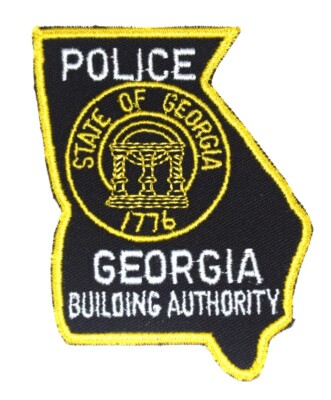 GEORGIA - BUILDING AUTHORITY – GA Sheriff Police Patch – STATE SHAPE ...
