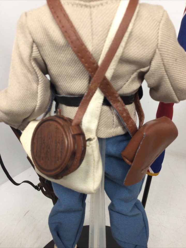 1/6 HASBRO GI JOE CSA INFANTRYMAN “JOHNNY REB” US CIVIL WAR INF. + FLAG ...