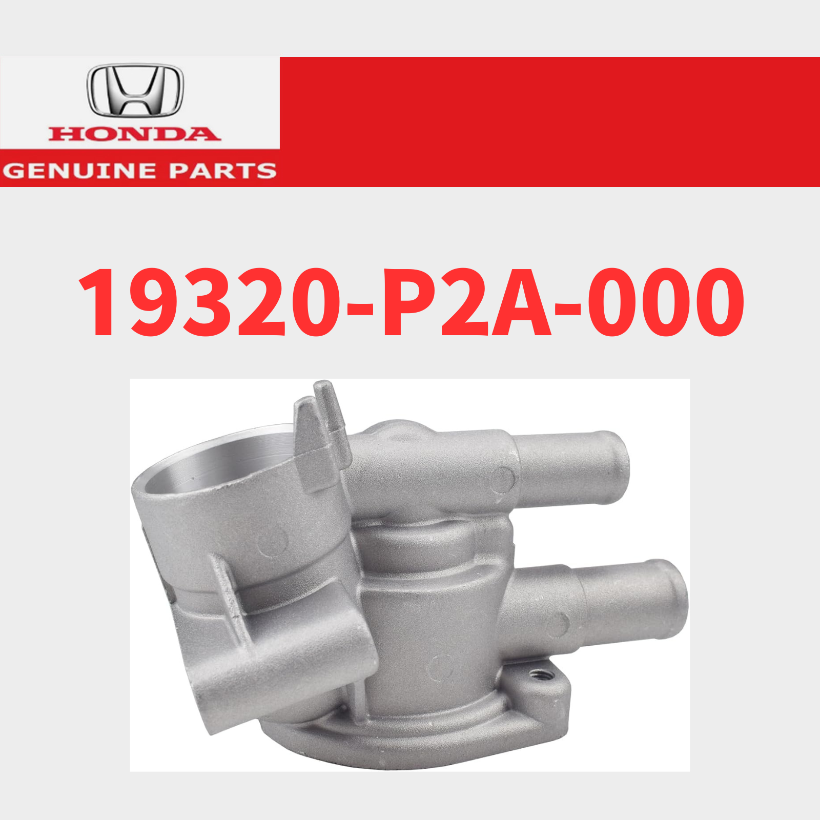 HONDA CIVIC Thermostat Housing Cover Case Water Coolant 19320-P2A-000 ...