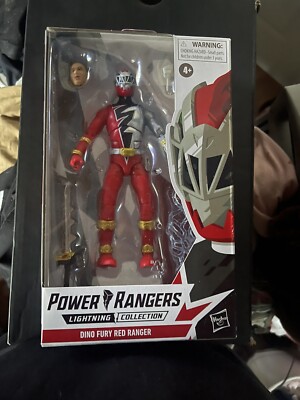 NEW Power Rangers Lightning Collection Dino Fury Red Ranger 6 Inch ...