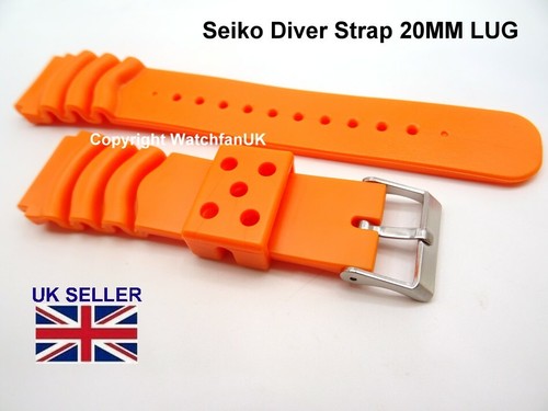 Orange Seiko Monster SKX781 Diver Compatible Strap 20MM LUG Fits Z20 | eBay